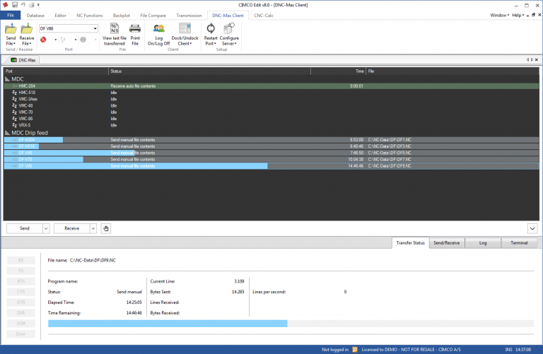 CIMCO Version 8 User Interface - Managed Solutions