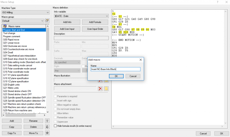 Save Time with CIMCO Editor Macros Part 1 - NC Base Data - Managed ...